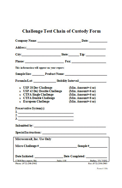 FREE 35+ Custody Forms Download – How to Create Guide, Tips