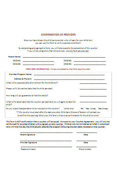 FREE 30+ Enrollment Confirmation Forms Download – How to Create Guide, Tips