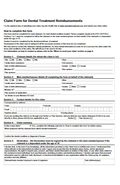 FREE 50+ Dental Forms Download – How to Create Guide, Tips