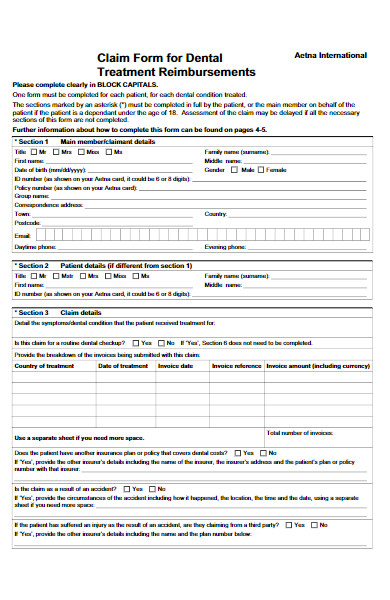 FREE 50+ Dental Forms Download – How to Create Guide, Tips