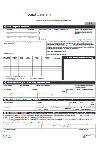 FREE 50+ Dental Forms Download – How to Create Guide, Tips