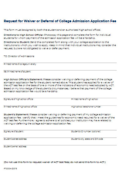 FREE 50+ Education Application Forms in PDF | MS Word | MS Excel