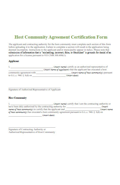 FREE 50+ Community Forms in PDF | MS Word