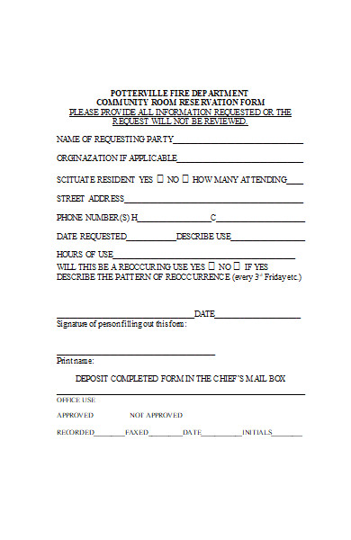 FREE 50+ Community Forms in PDF | MS Word
