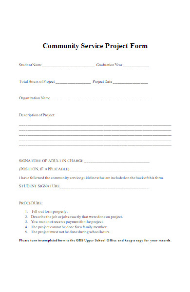 FREE 50+ Community Forms in PDF | MS Word