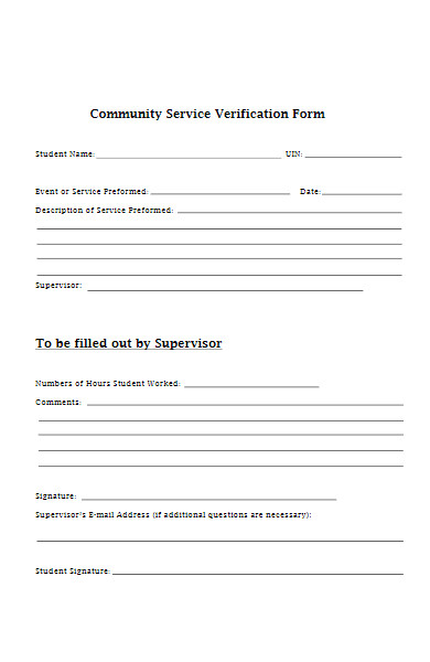 FREE 50+ Community Forms in PDF | MS Word