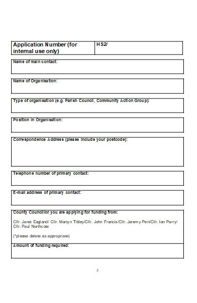 FREE 50+ Community Forms in PDF | MS Word