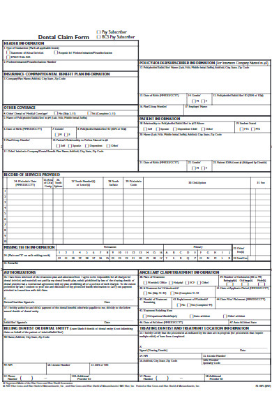 FREE 50+ Dental Forms Download – How to Create Guide, Tips