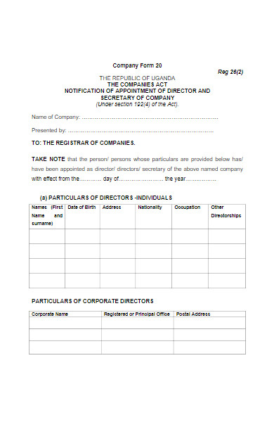 FREE 50+ Company Forms Download – How to Create Guide, Tips