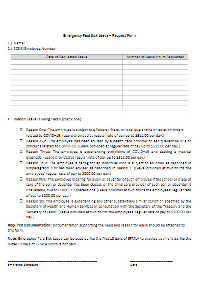FREE 25+ COVID-19 Self Quarantine Employee Leave Forms Download – How ...