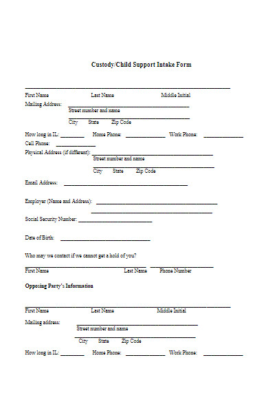 FREE 35+ Custody Forms Download – How to Create Guide, Tips