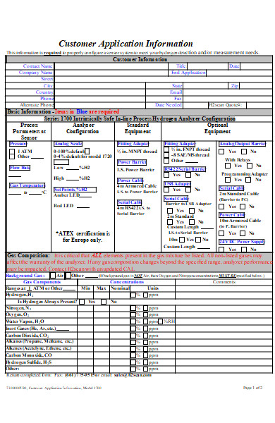 FREE 50+ Customer Application Forms Download – How to Create Guide, Tips