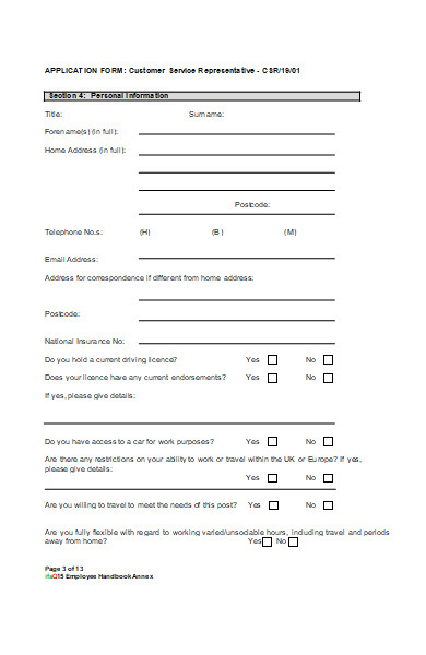 FREE 50+ Customer Application Forms Download – How to Create Guide, Tips