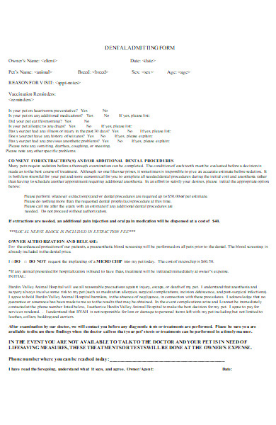 FREE 50+ Dental Forms Download – How to Create Guide, Tips