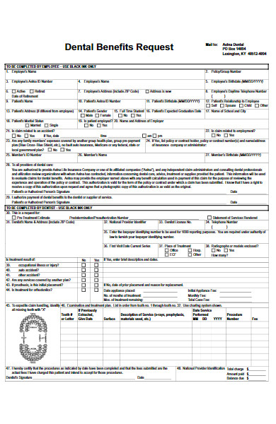 FREE 50+ Dental Forms Download – How to Create Guide, Tips
