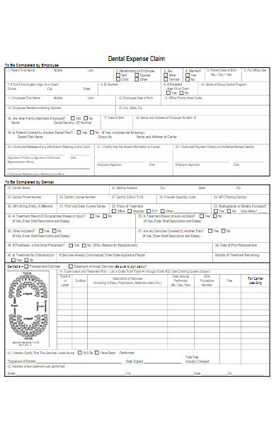 FREE 50+ Dental Forms Download – How to Create Guide, Tips