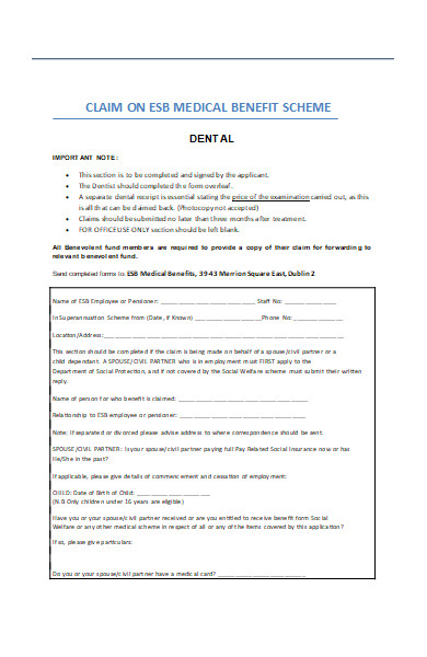 FREE 50+ Dental Forms Download – How to Create Guide, Tips