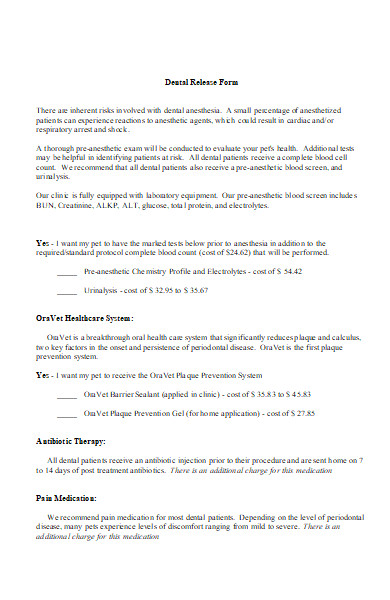 FREE 50+ Dental Forms Download – How to Create Guide, Tips