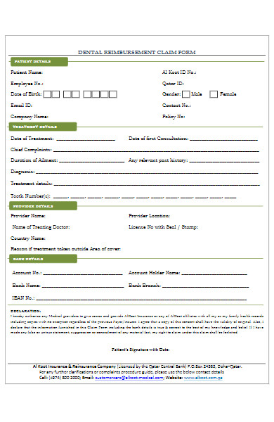 FREE 50+ Dental Forms Download – How to Create Guide, Tips