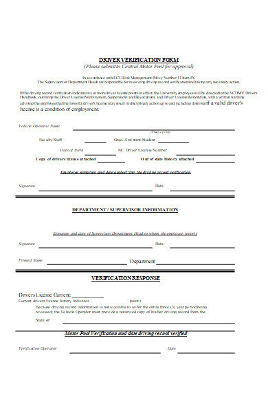 FREE 50+ Application Verification Forms Download – How to Create Guide ...