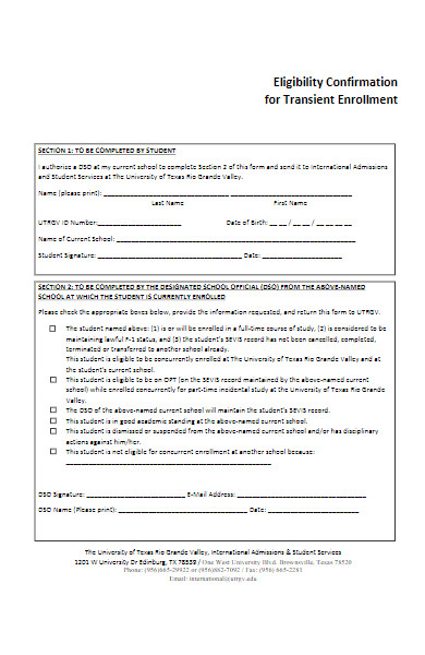 FREE 30+ Enrollment Confirmation Forms Download – How to Create Guide, Tips