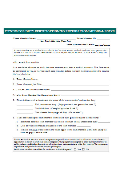FREE 50+ Fitness Forms in PDF | MS Word