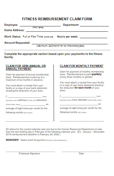 FREE 50+ Fitness Forms in PDF | MS Word
