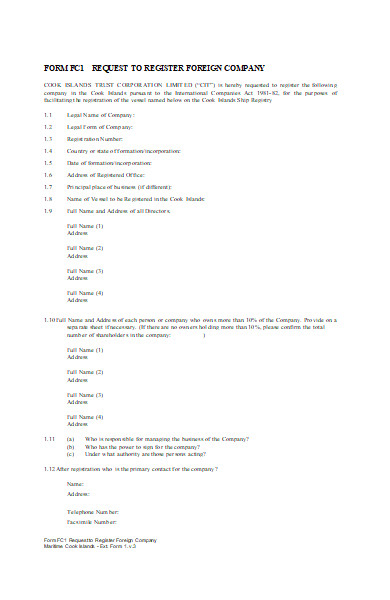 FREE 50+ Company Forms Download – How to Create Guide, Tips