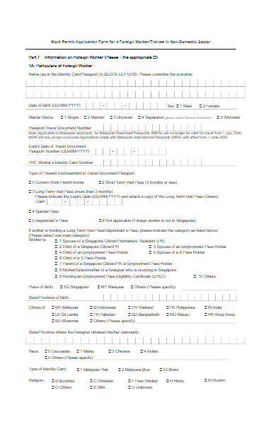 FREE 50+ Permit Forms Download – How to Create Guide, Tips