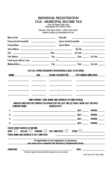 FREE 50+ Individual Forms Download – How to Create Guide, Tips