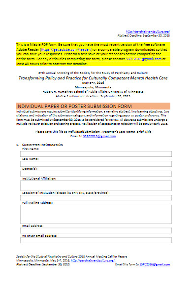 FREE 50+ Individual Forms Download – How to Create Guide, Tips