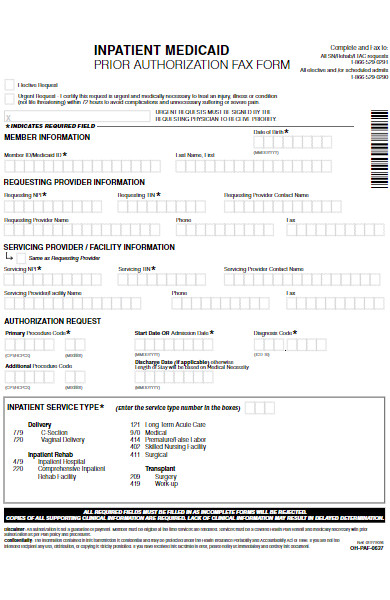 FREE 50+ Medicaid Forms Download – How to Create Guide, Tips