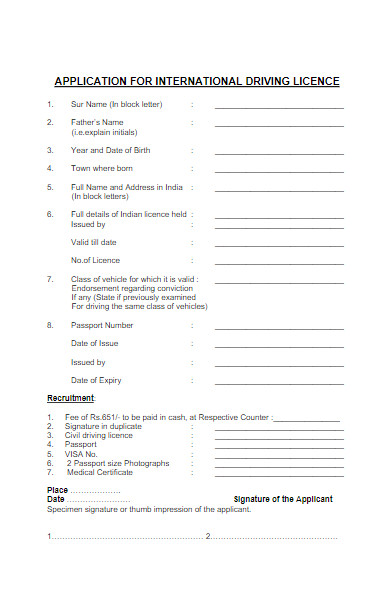 FREE 50+ License Forms Download – How to Create Guide, Tips