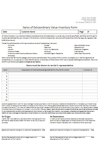 FREE 45+ Value Forms Download – How to Create Guide, Tips