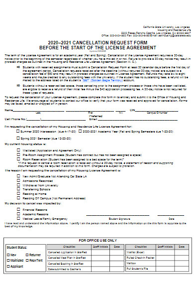 FREE 18+ Leave Cancellation Forms Download – How to Create Guide, Tips