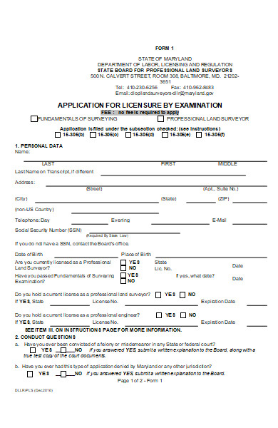 FREE 50+ Examination Forms in PDF | MS Word