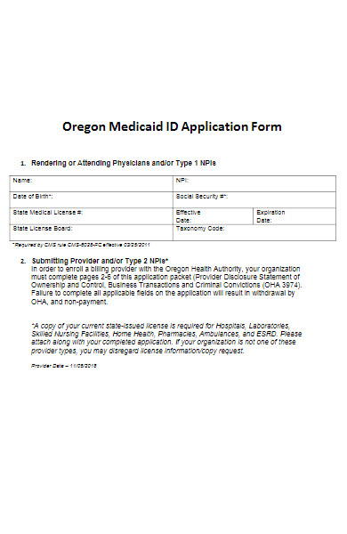 FREE 50+ Medicaid Forms Download – How to Create Guide, Tips