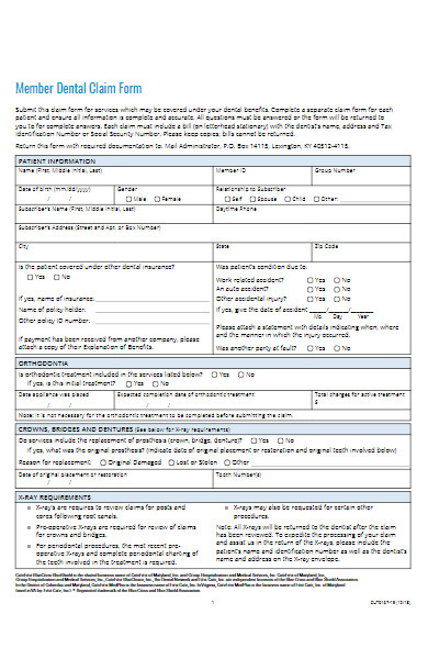 FREE 50+ Dental Forms Download – How to Create Guide, Tips