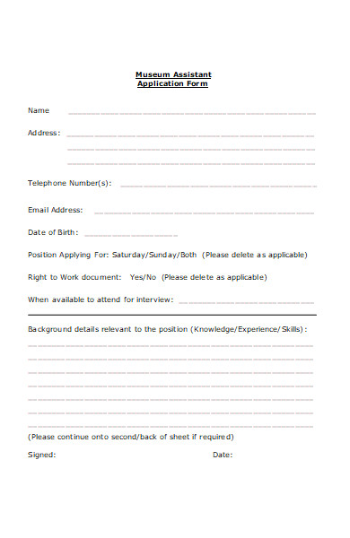 FREE 50+ Assistant Forms Download – How to Create Guide, Tips