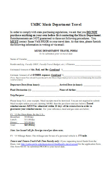 FREE 50+ Music Forms in PDF | MS Word | MS Excel