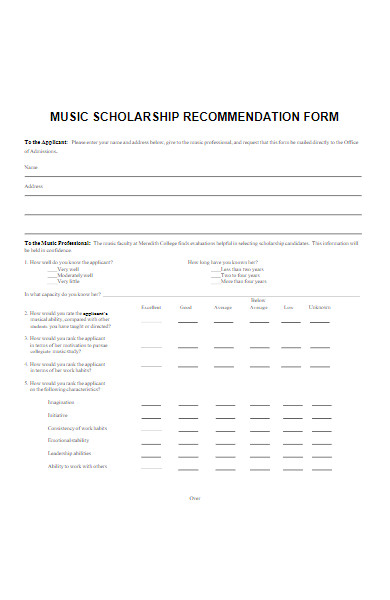 FREE 50+ Music Forms in PDF | MS Word | MS Excel