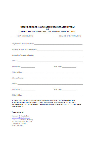 FREE 50+ Association Forms in PDF | MS Word