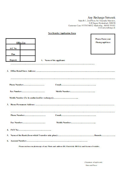 FREE 30+ Retail Application Forms Download – How to Create Guide, Tips