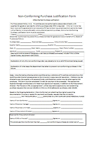 FREE 50+ Purchase Forms in PDF | MS Word | MS Excel