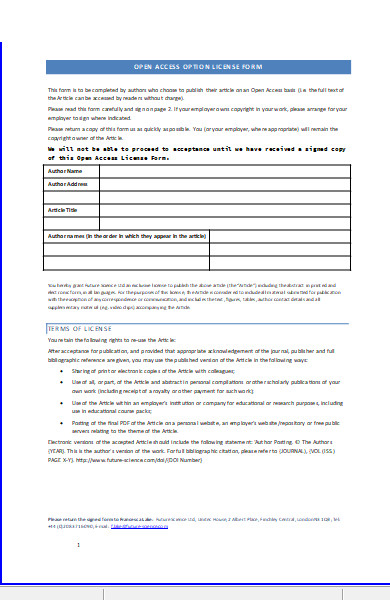 FREE 50+ Option Forms in PDF | MS Word | MS Excel