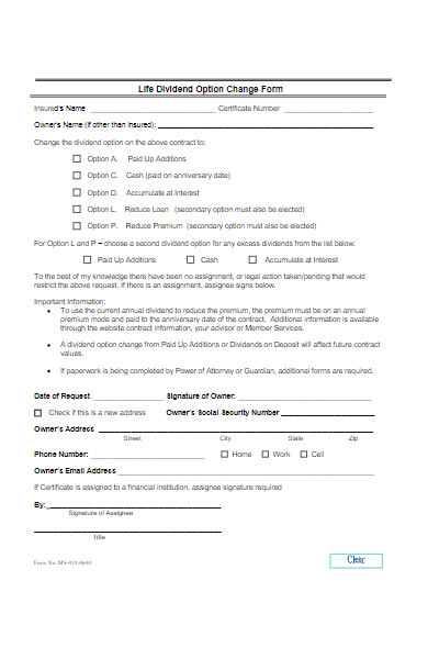 FREE 50+ Option Forms in PDF | MS Word | MS Excel