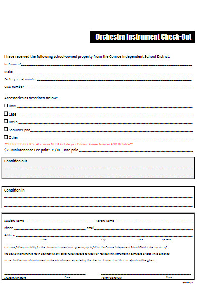 FREE 50+ Music Forms in PDF | MS Word | MS Excel