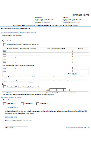 FREE 50+ Purchase Forms in PDF | MS Word | MS Excel