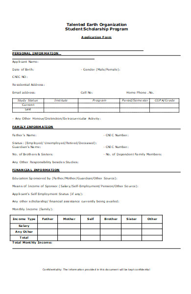 FREE 50+ Education Application Forms in PDF | MS Word | MS Excel