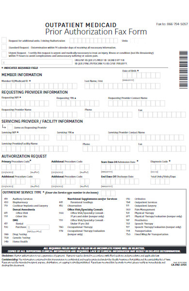 FREE 50+ Medicaid Forms Download – How to Create Guide, Tips